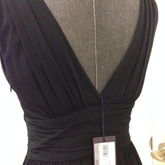 Prada | Tops | Prada Black Silk Deep V Top It 4 | Poshmark